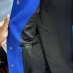 Yves Saint Laurent | Jackets & Coats | Saint Laurent Mens Teddy Varsity ...